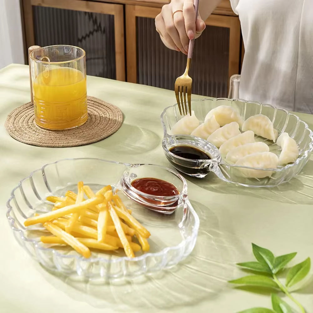 1Pcs Acrylic Snacks Plate Break Resistant – dailywholesale.pk