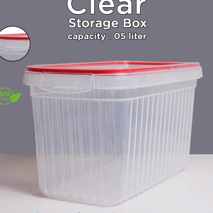 Clear Storage Tub 05 Liter – dailywholesale.pk