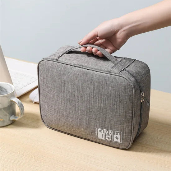 Compact Travel Tech Organizer Bag – dailywholesale.pk
